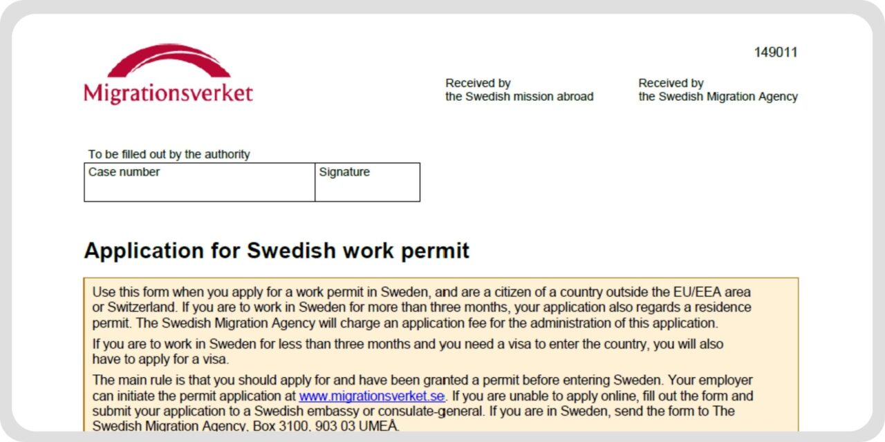 Work in Sweden – Jobseeker Visa – Step 1 – Eligibility Check ...
